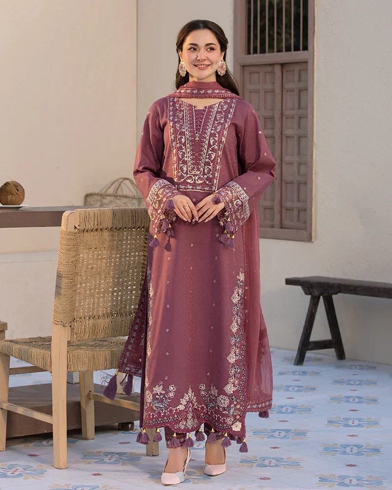 Azeen Embroidered 3pc – Silai Karhai